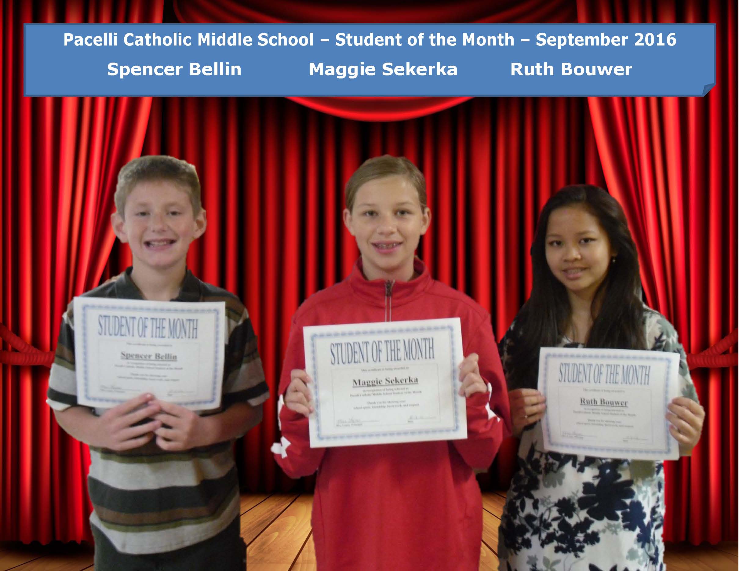 Pacelli Catholic Schools | student-of-the-month