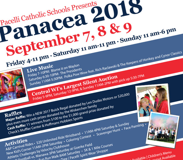 Pacelli Catholic Schools | Panacea 2018 Home Slideshow Image